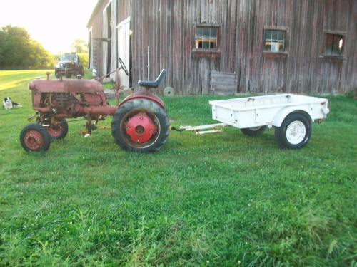 2 Wheeled Cub Trailer (Pics Added) | Farmall Cub Forum